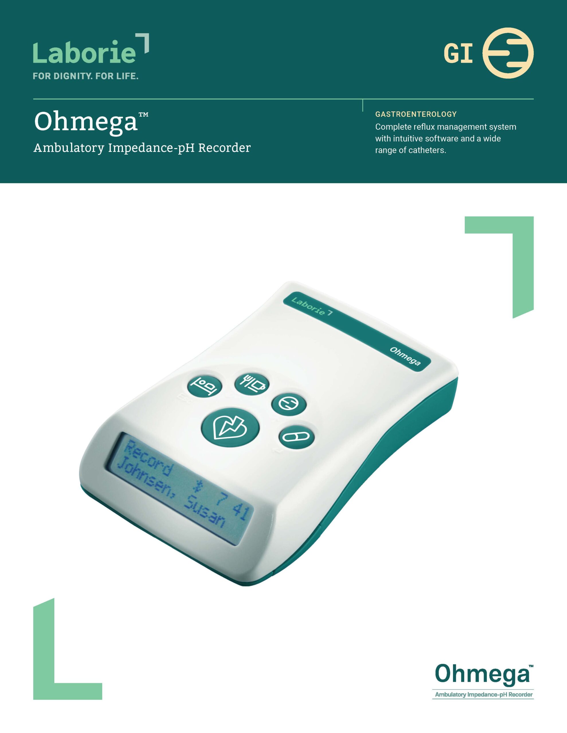 Ohmega™ for the Diagnosis of GERD - Laborie